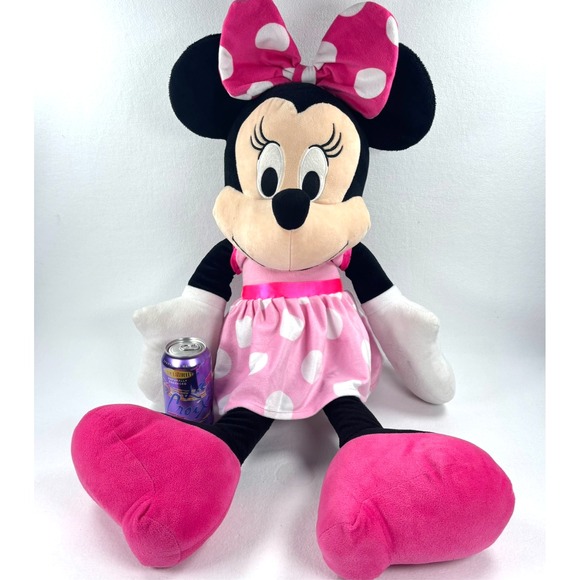 Disney | Toys | Disney Minnie Mouse Extra Large Plush 3 Pink Dress ...